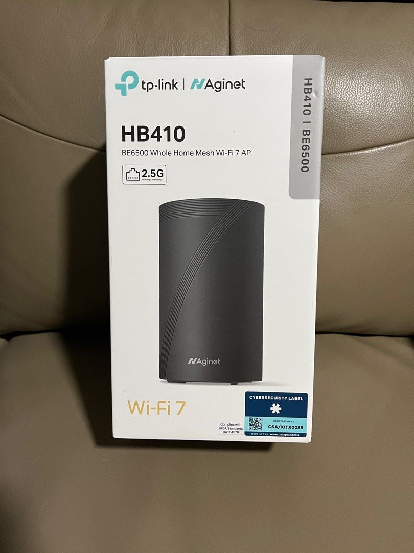 TP-Link HB410 BE6500 Whole Home Mesh Wi-Fi 7 AP, Computers & Tech ...