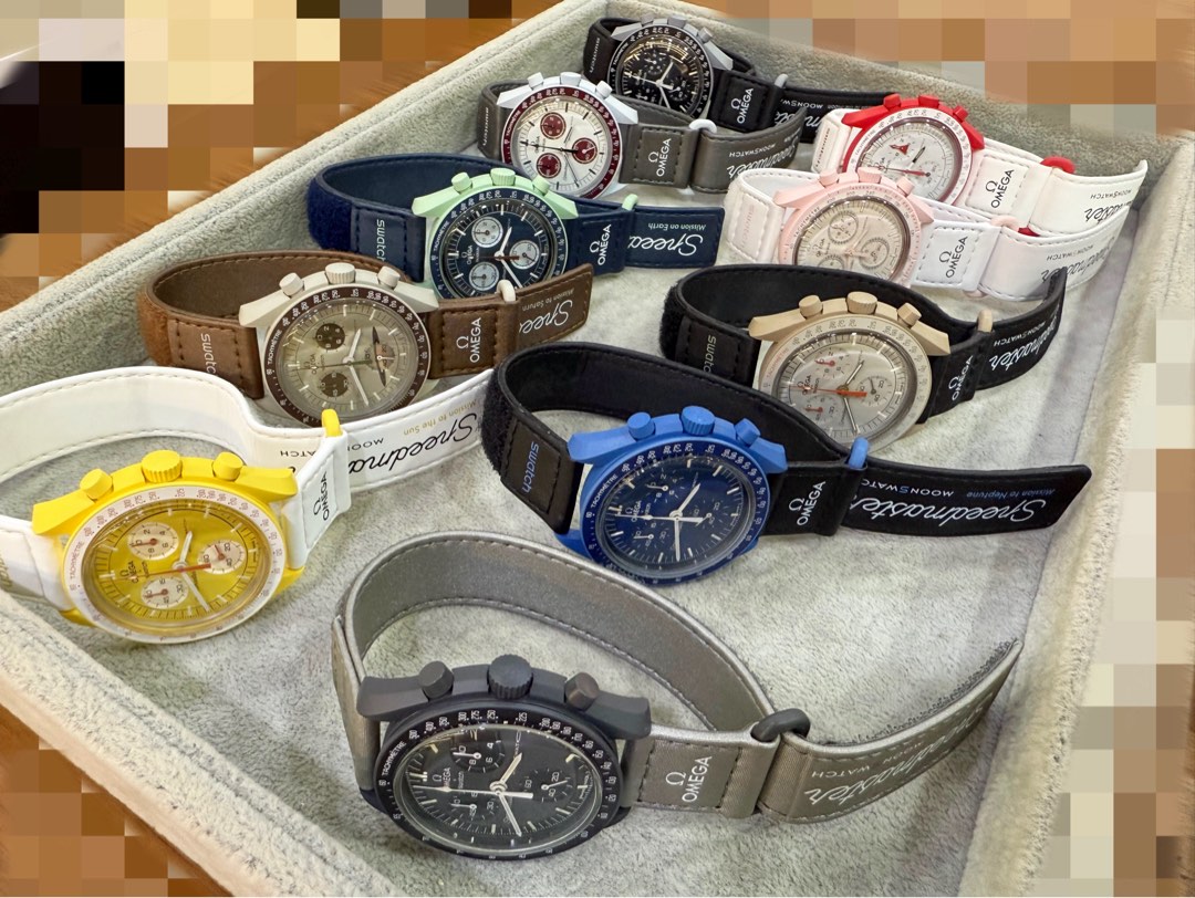 Unworn Local 2022 2023 Swatch Moonswatch x Omega Mars Jupiter Pluto ...