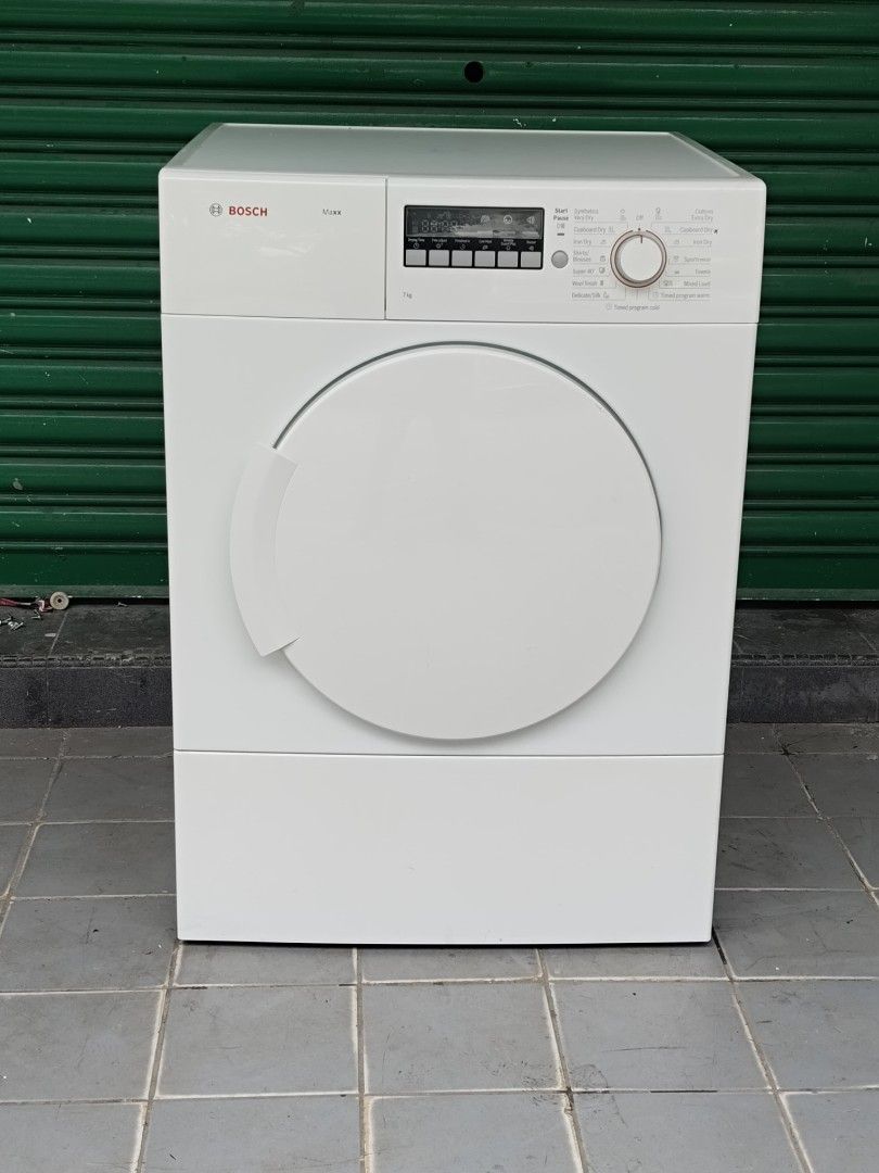 Used Bosch air vented dryer 7.0kg, pengering baju drying machine ...