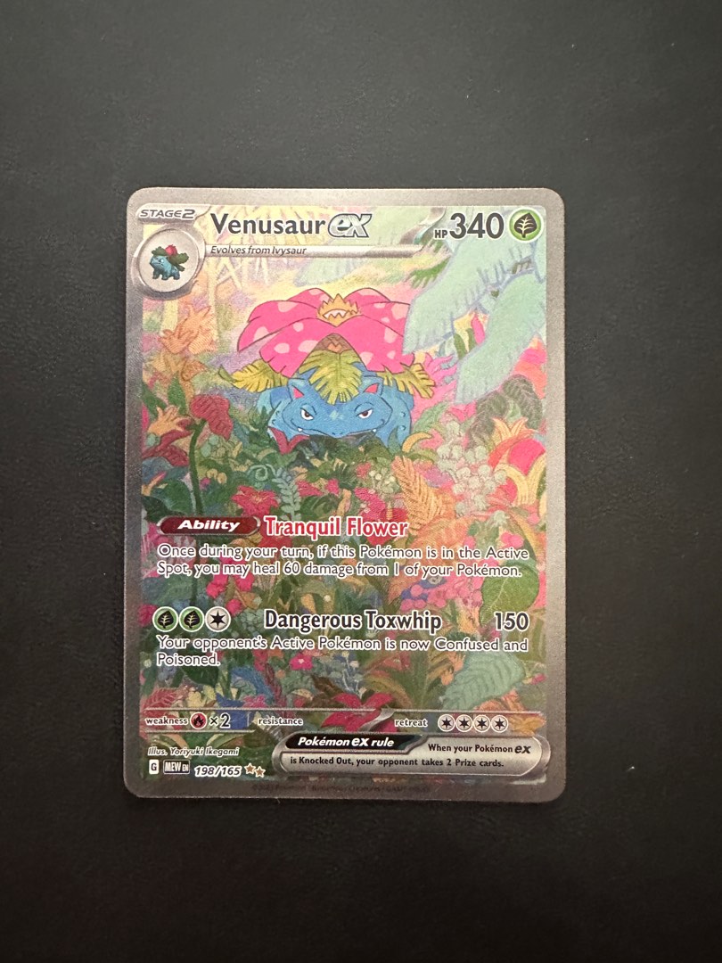 Venusaur ex 198/165 - Pokemon TCG, Hobbies & Toys, Toys & Games on ...