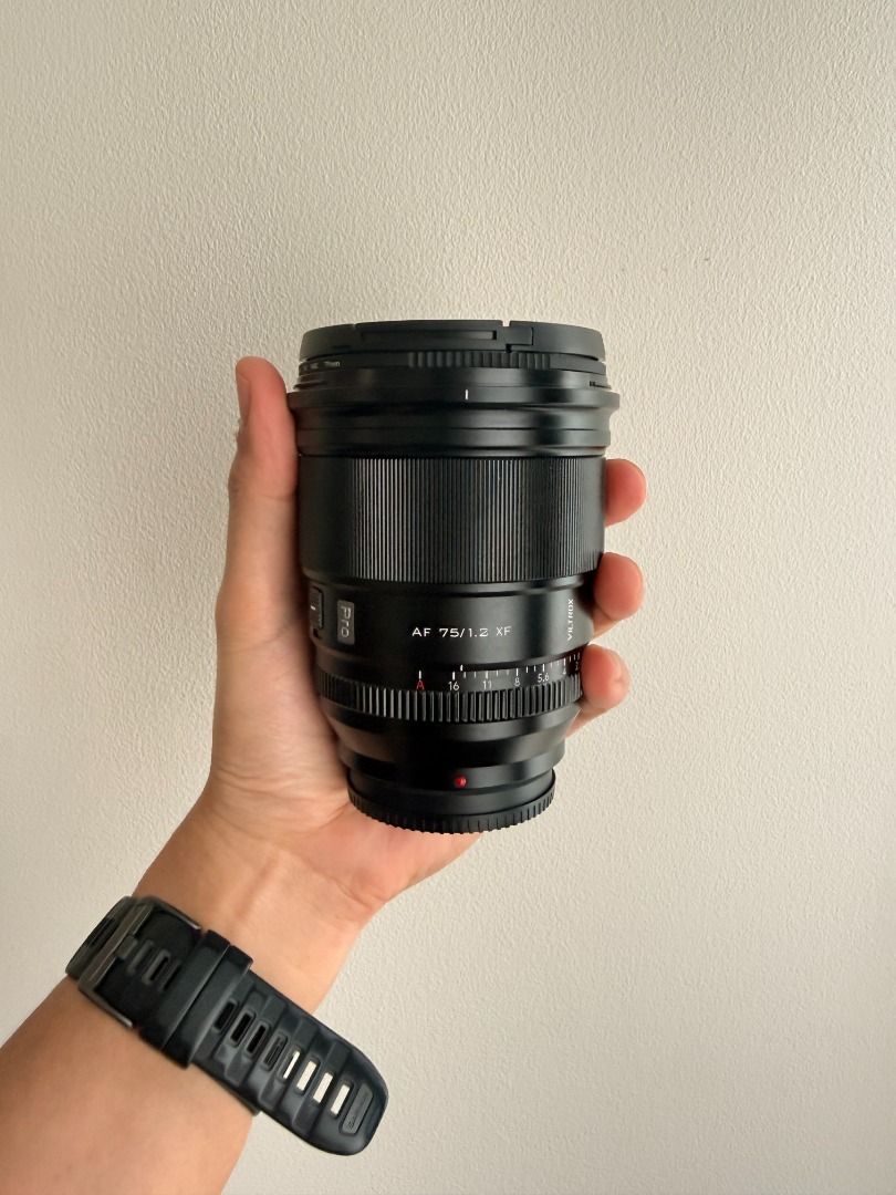 Viltrox Pro XF 75mm F1.2 Lens, Photography, Lens & Kits on Carousell