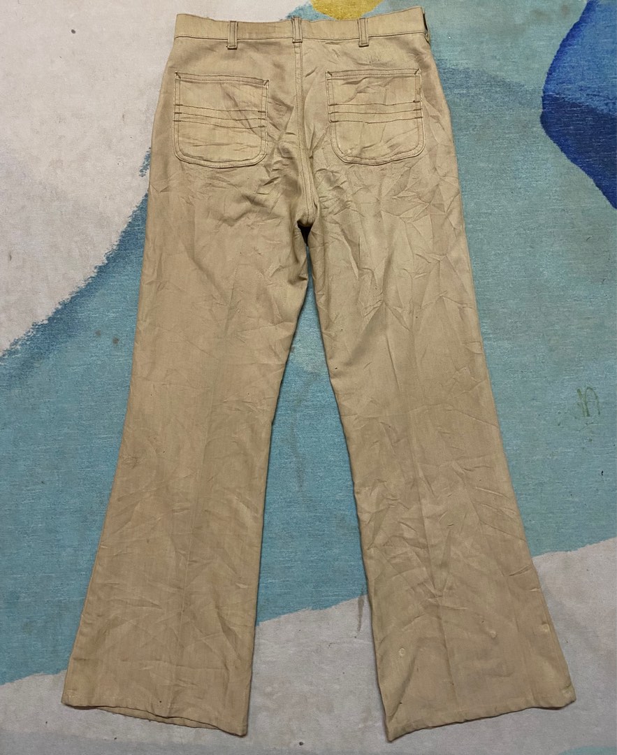 Vintage 70s Separate Lees By Lee Flare Talon Boot Cut Sta Prest Pants ...