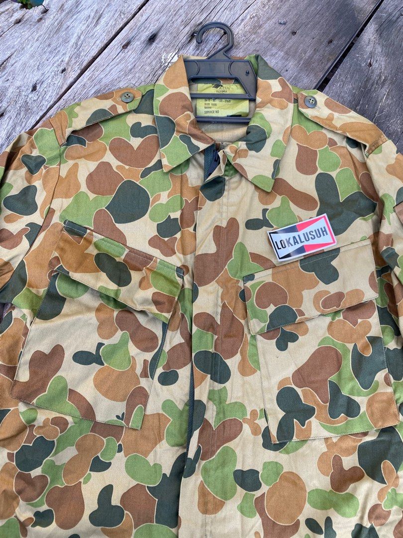 Vintage australian army duck camo jacket 90s, Men's Fashion, Coats ...