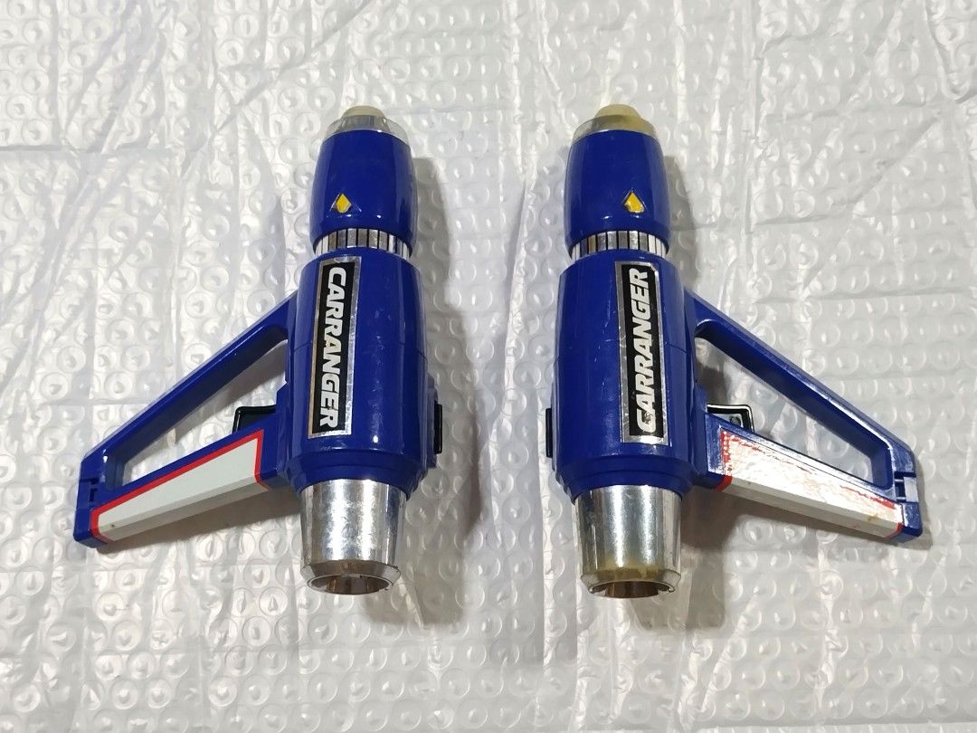 Vintage Bandai - Gekisou Sentai Carranger - DX Muffler Guns, Hobbies ...