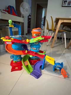 VTech Go! Go! Smart Wheels Set - Aerospace, Carpark, Train Station and ...