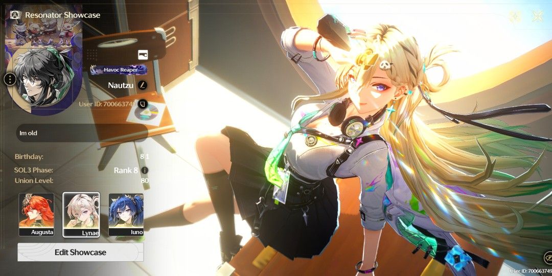 WUTHERING WAVE Account! 4000+ jade available, New Lynae Character ...