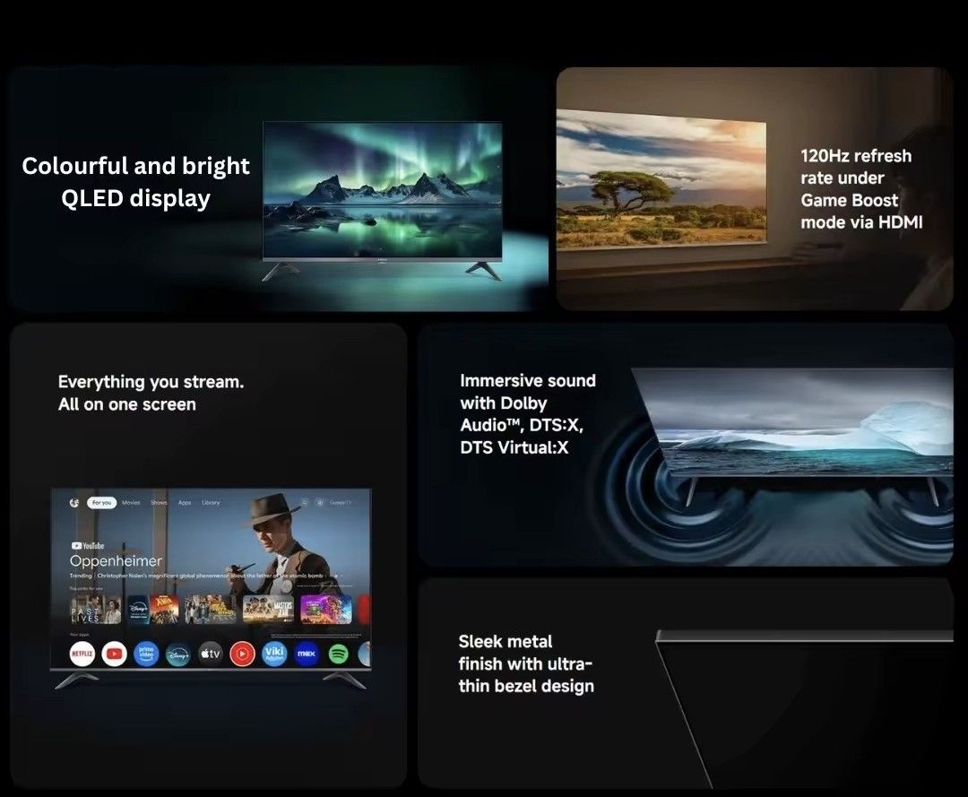 Xiaomi TV A 43inch 4K Ultra HD Smart TV 2026 , youtube Netflix ...