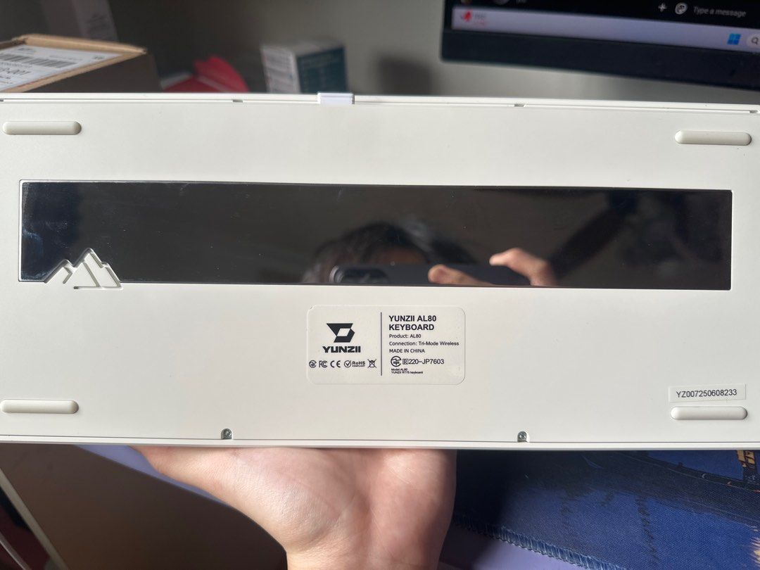 YUNZII AL80 Tri-Mode Wireless Custom Mechanical Keyboard, Computers ...