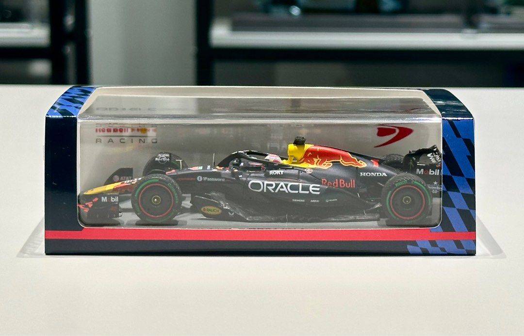 1/43 Spark Model F1 Oracle Red Bull Racing RB21 Max Verstappen 2nd GP ...