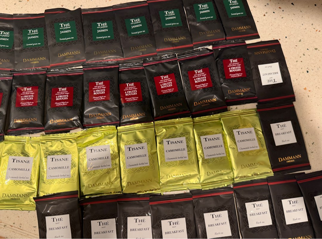 20x Dammann Frères Tea Bags Assorted Flavors, Food & Drinks, Beverages ...
