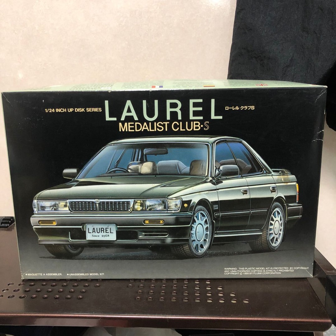 33 全新未組裝 Fujimi 1/24 日產 Laurel Medalist Club S 塑膠模型車 日產, 興趣及遊戲, 玩具 & 遊戲 ...