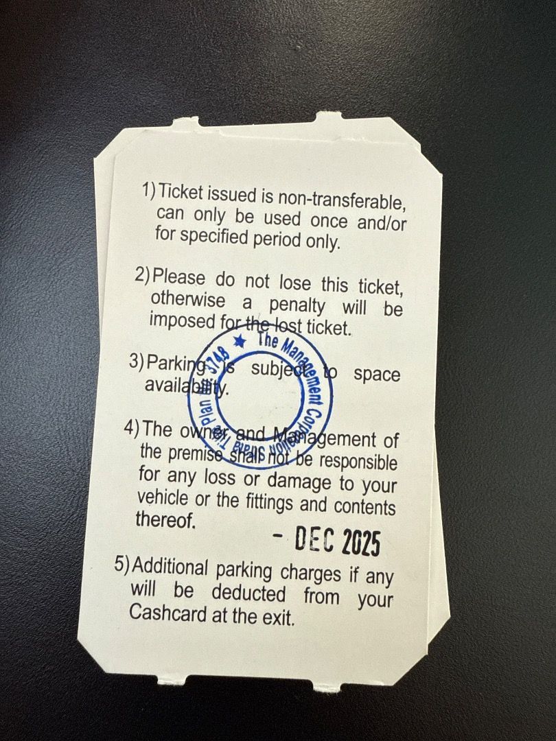 9 Parking Tickets - Valid Until Dec 2025, Tickets & Vouchers, Local ...
