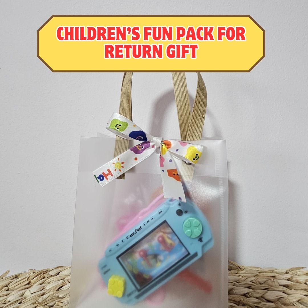 🎁 Children’s Fun Pack Gift Bag – Water Game + Pinball + Blow Ball Tube ...