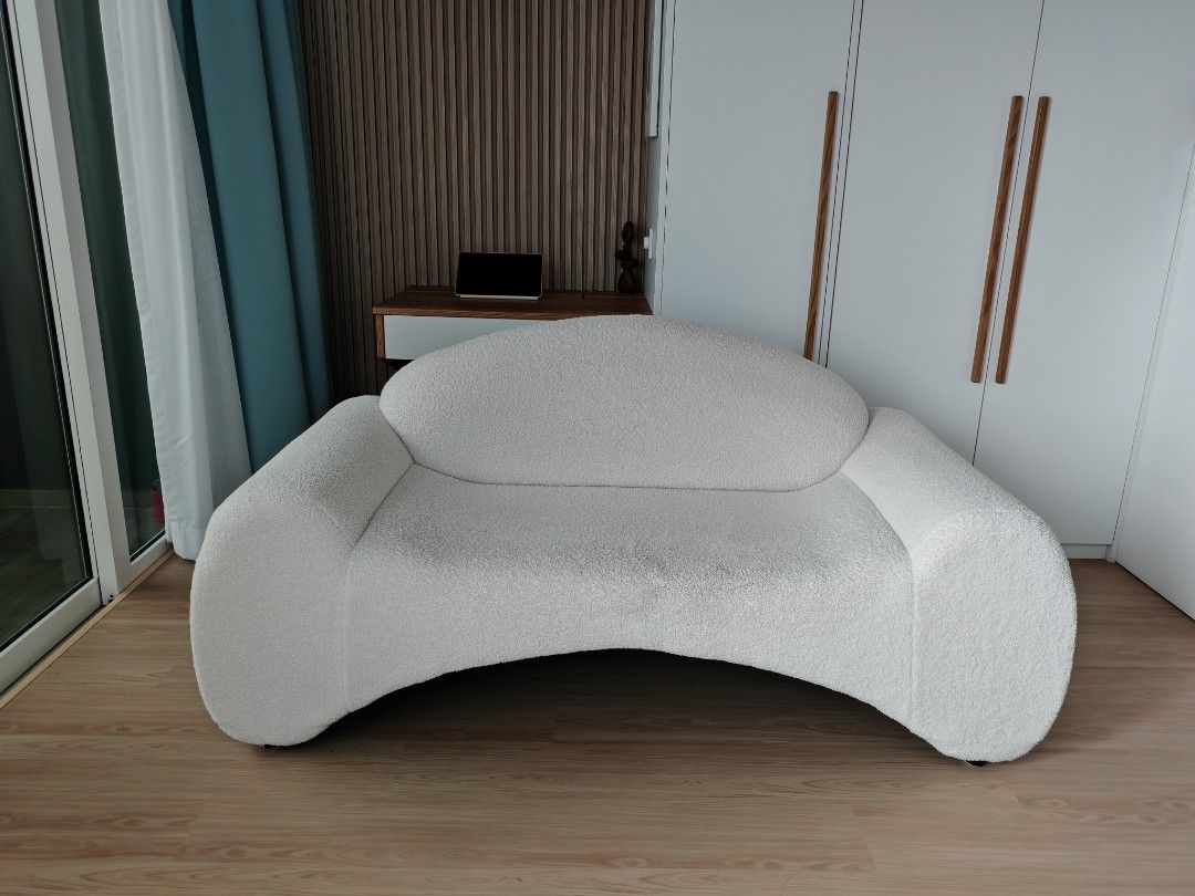 🔥 Must-See Deal! White Lamb-Wool 2 seater Sofa + Kids’ Bed Combo 🔥 ...