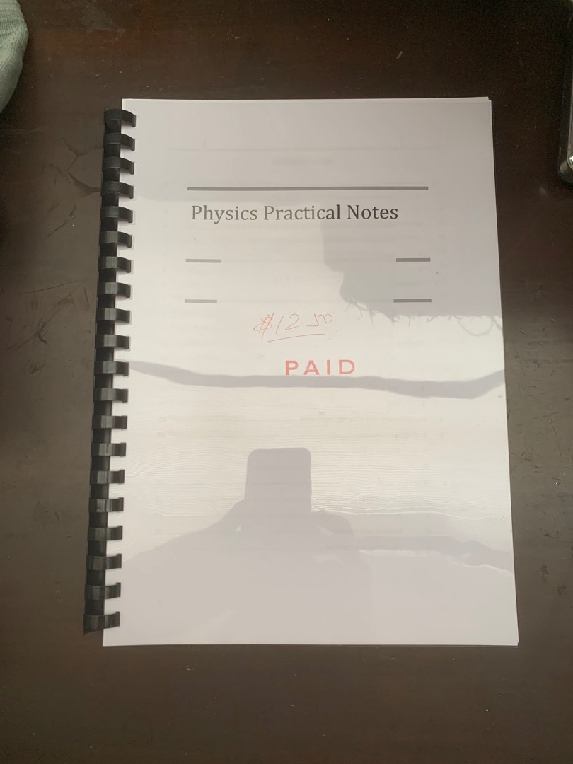A-level H2 Physics Practical notes, Hobbies & Toys, Books & Magazines ...
