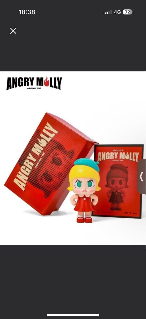 Angry Molly Original Fire Figure, Hobbies & Toys, Toys & Games on Carousell