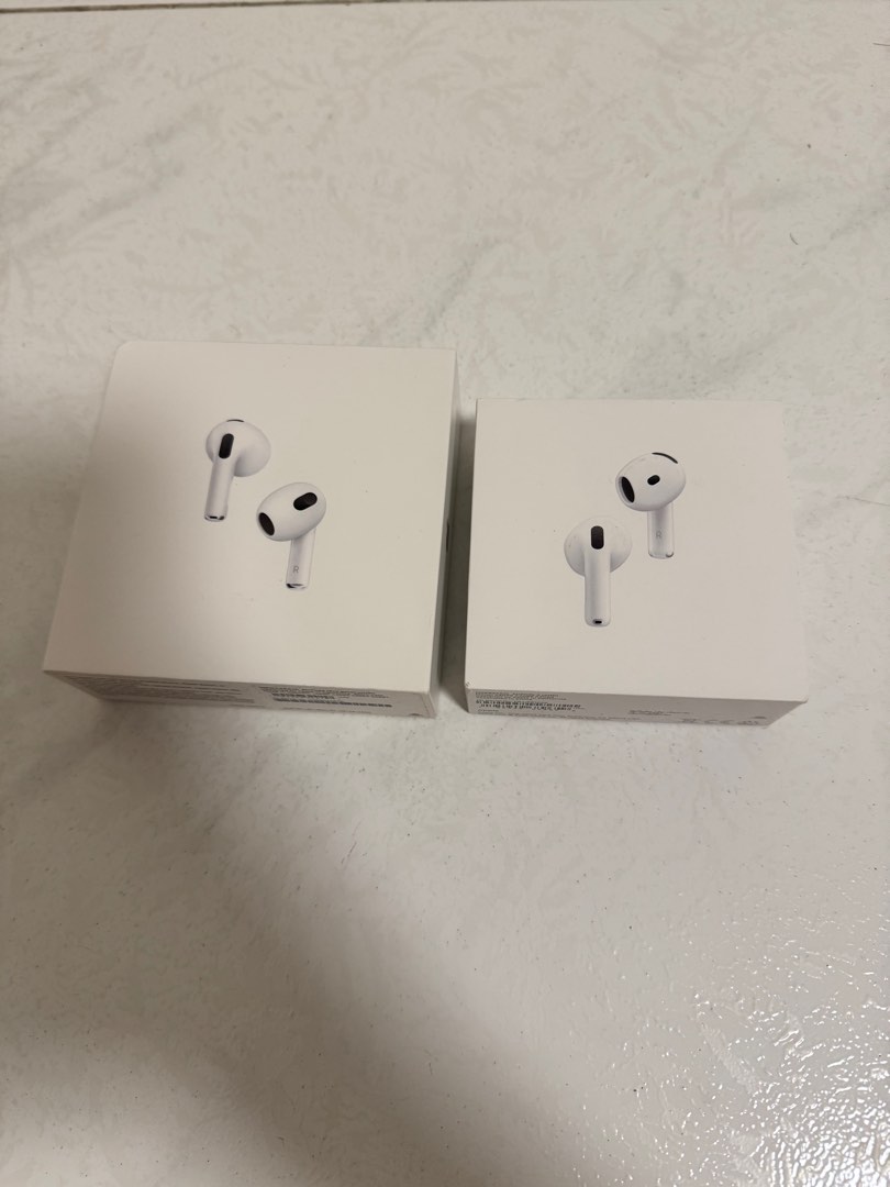 Apple Airpods Gen 3 & Gen 4 (BOX ONLY), Audio, Earphones on Carousell