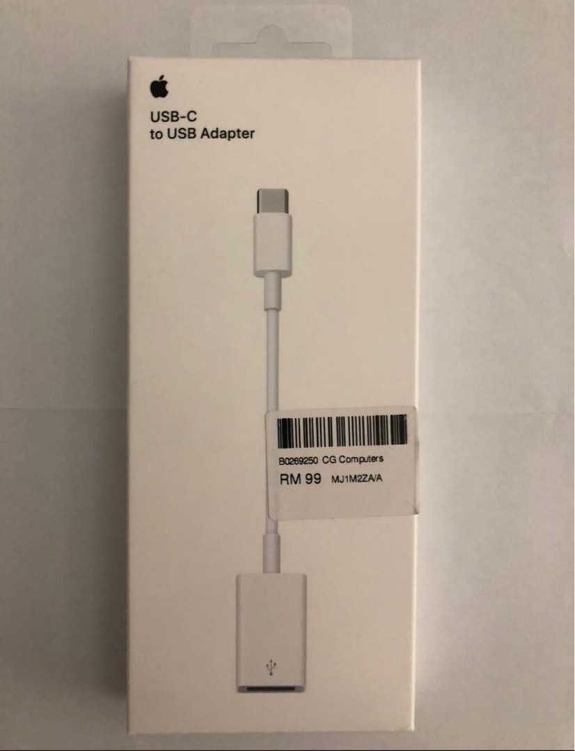 Apple USB-C to USB Adapter, Mobile Phones & Gadgets, Mobile & Gadget Accessories, Chargers ...