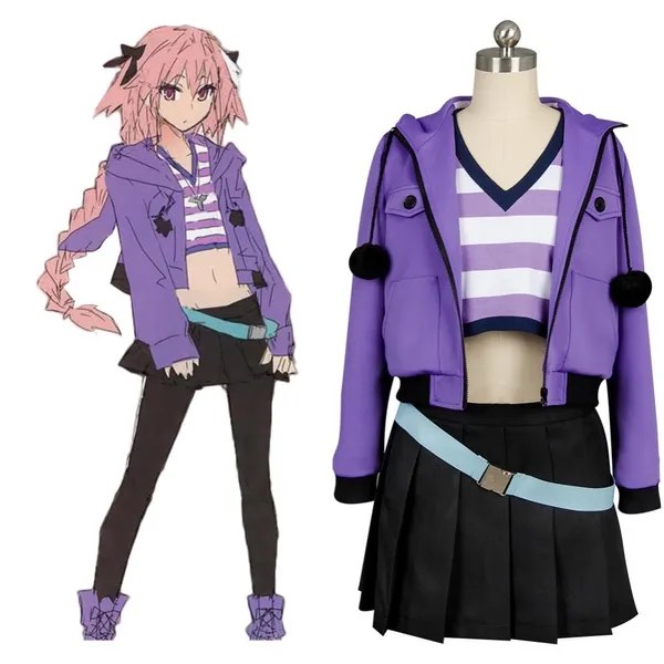Astolfo casual city outfit cosplay clothing, Hobbies & Toys ...