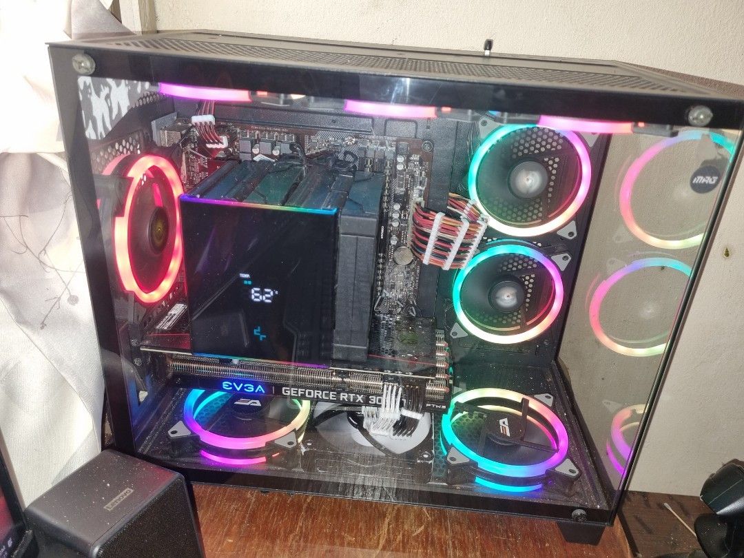 beautiful gaming pc with ryzen 5 5600 + rtx 3060ti, Computers & Tech ...