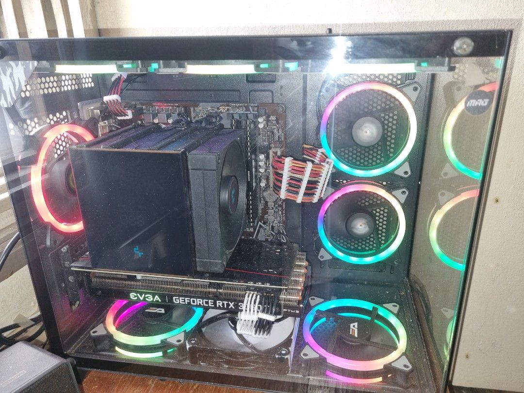 beautiful gaming pc with ryzen 5 5600 + rtx 3060ti, Computers & Tech ...