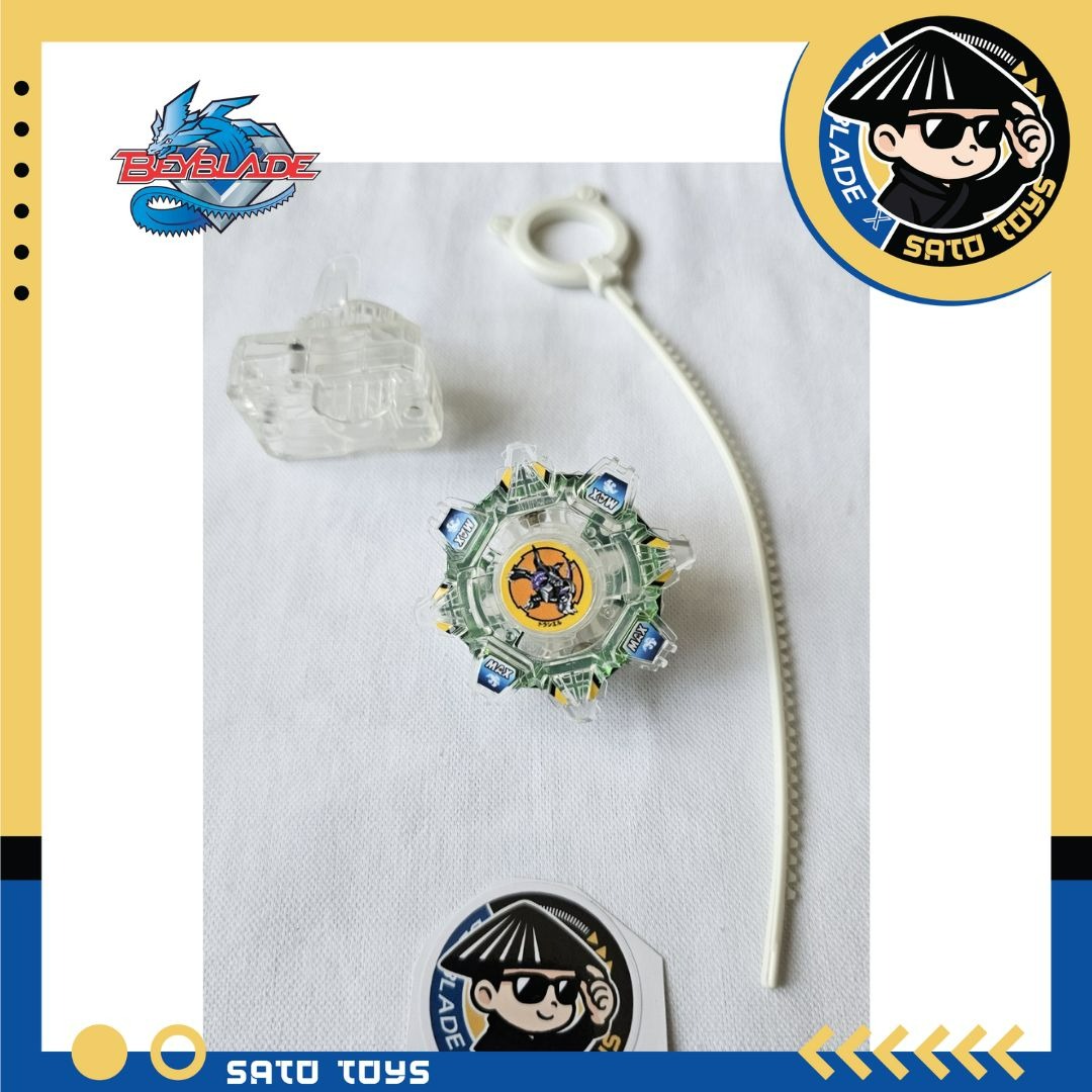 Beyblade Draciel F Clear Ver. (Rare Gen 1 Beyblade), Hobbies & Toys ...