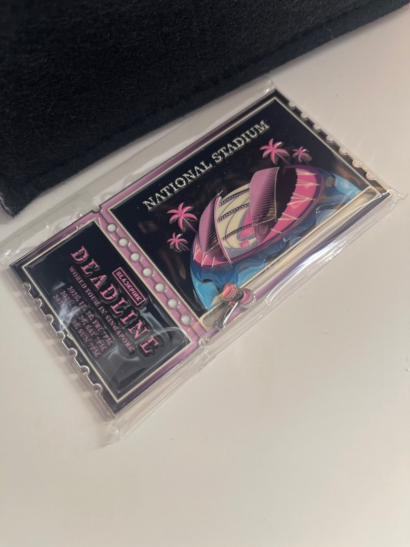 BLACKPINK VIP Merch Deadline World Tour in Singapore Plaque Metal ...