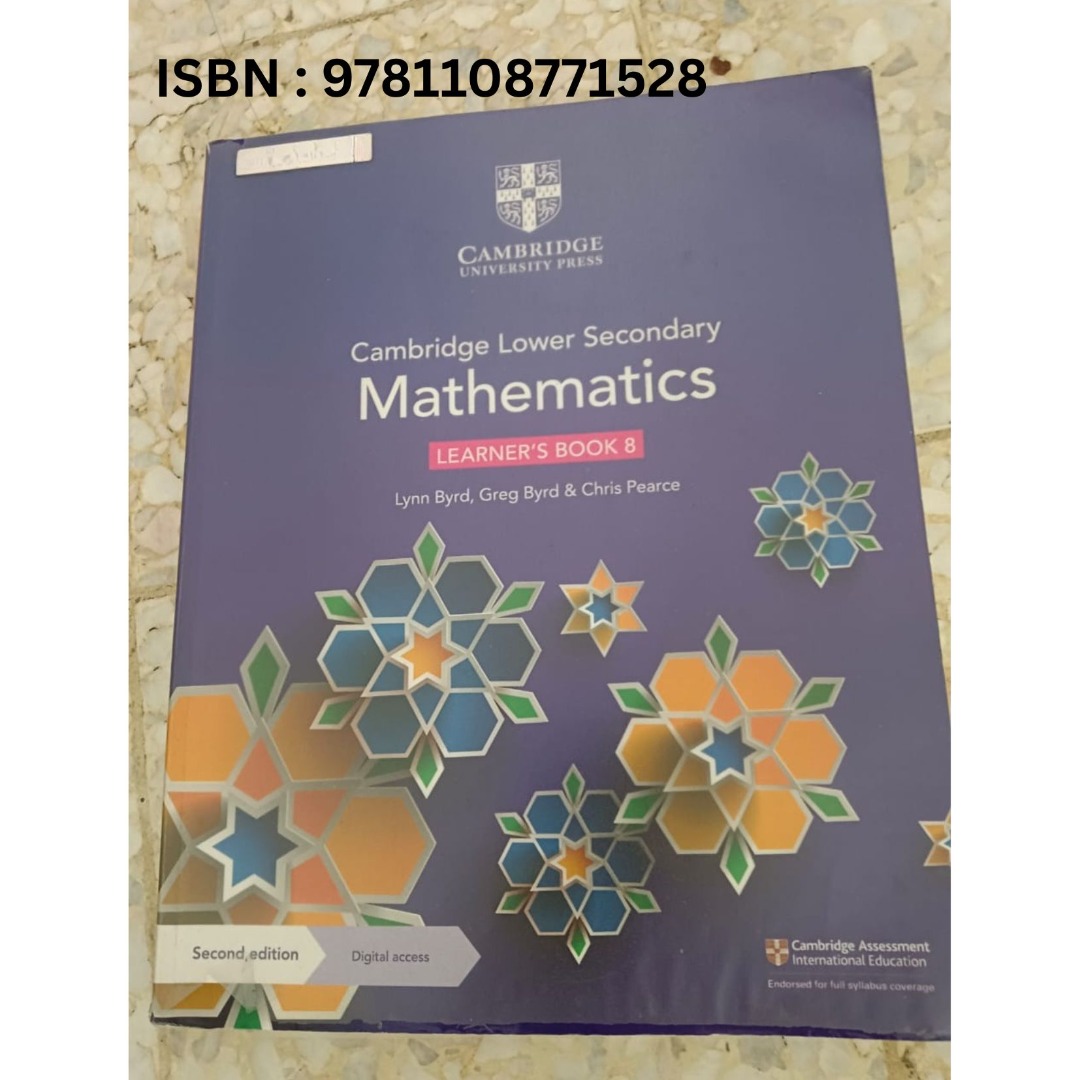 Cambridge Lower Secondary Mathematics Learner's Book 8, Hobbies & Toys ...