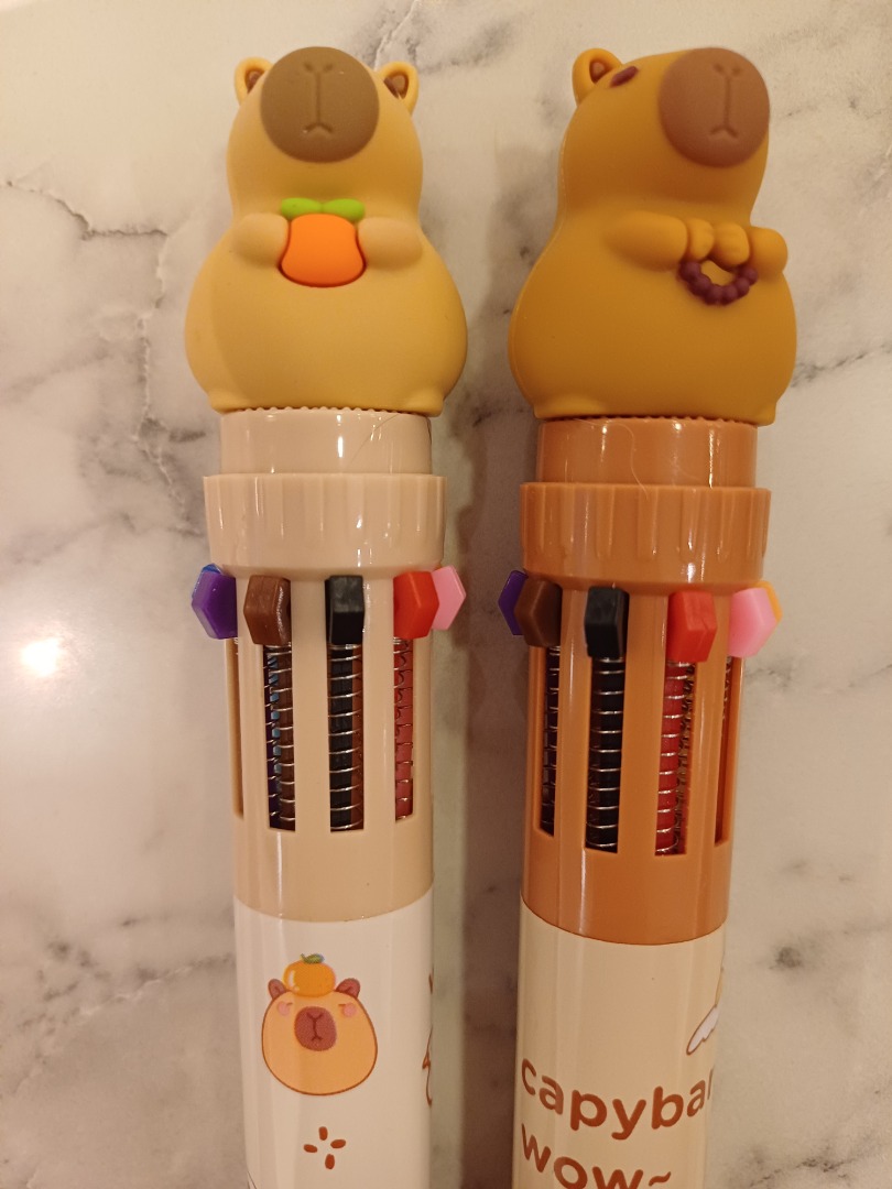 Capybara Multi-Color Pens - New!, Hobbies & Toys, Stationery & Craft ...