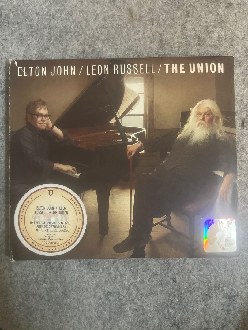 CD Elton John & Leon Russell - The Union Deluxe CD, Hobbies & Toys ...