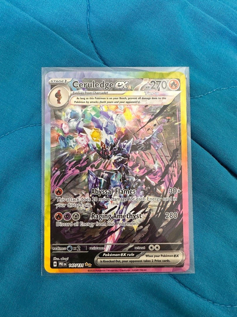Ceruledge EX 142/131 - Pokemon TCG Card, Hobbies & Toys, Toys & Games ...