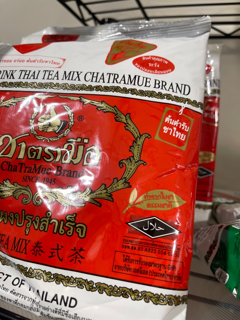 Chatramue Brand Thai Tea Mix, Food & Drinks, Beverages on Carousell