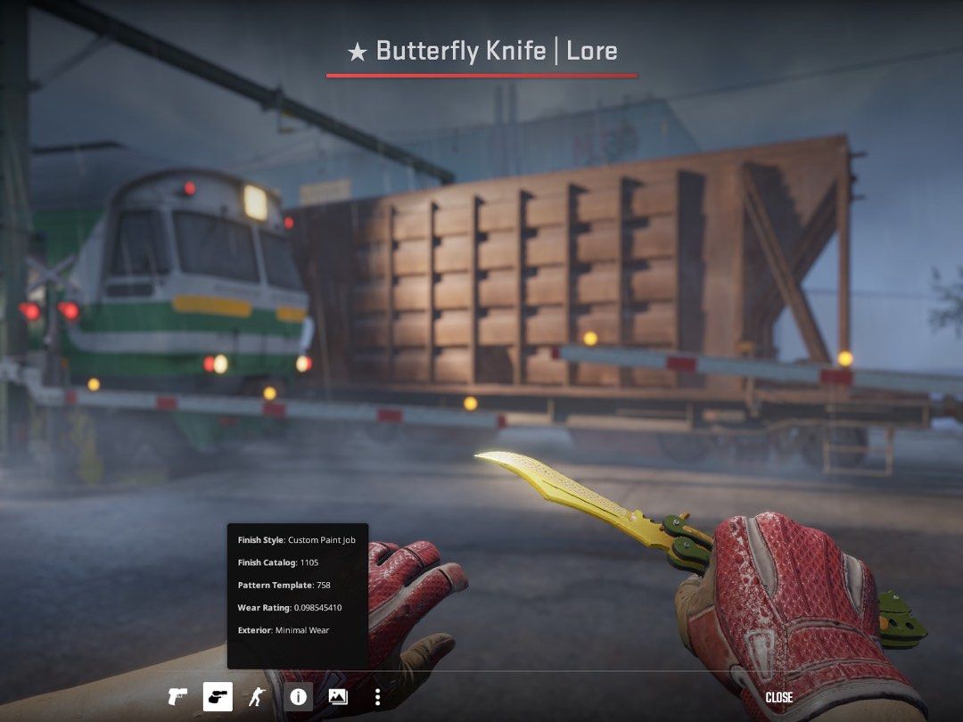 CS2 Butterfly Knife Lore, Video Gaming, Gaming Accessories, In-Game ...