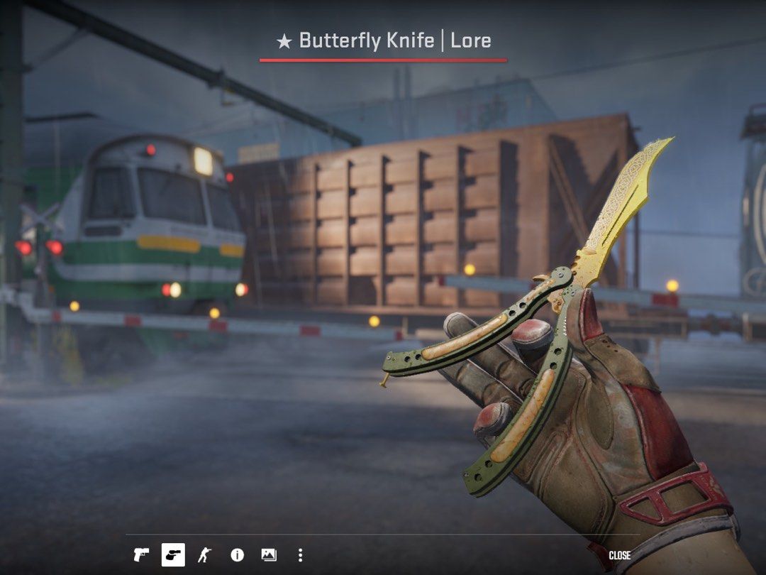 CS2 Butterfly Knife Lore, Video Gaming, Gaming Accessories, In-Game ...