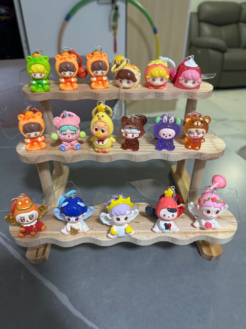 Dimoo, sp, labubu, Pino, sweet bean, hacipupu, twinkle mobile keychain ...