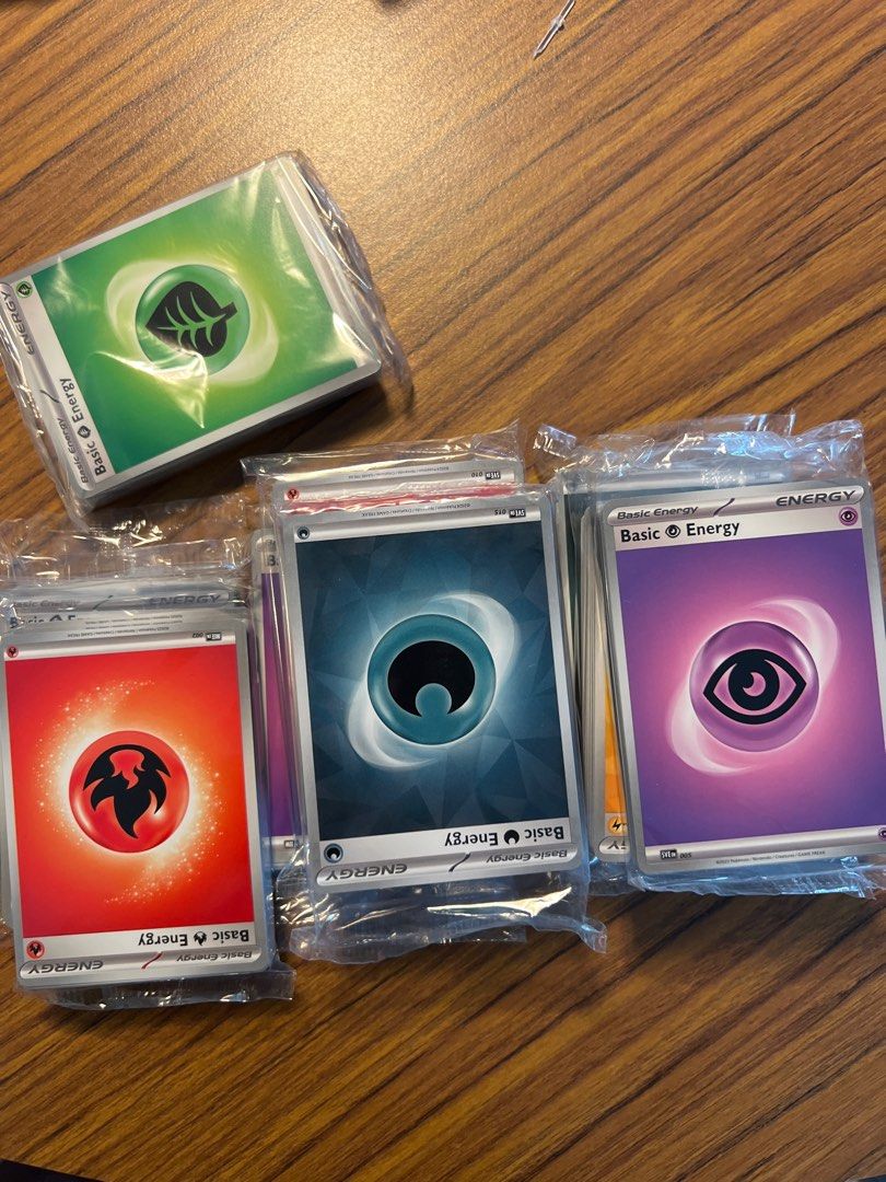 FREE Pokemon Basic Energy bulk Cards, Hobbies & Toys, Toys & Games on ...