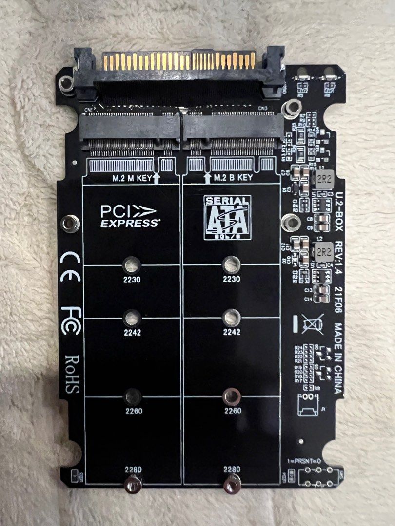 GEN 3 U.2 NVMe SSD Enclosure, Computers & Tech, Parts & Accessories ...