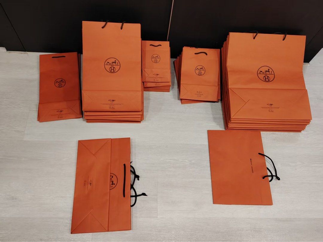 Hermes Paperbag - Various Sizes, Luxury, Accessories on Carousell