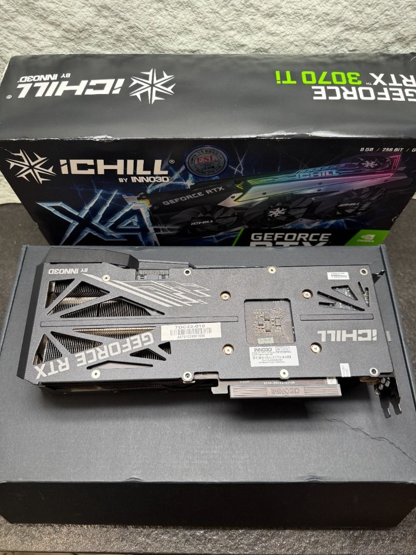 INNO3D GEFORCE RTX™ 3070 TI ICHILL X4 顯示卡 / 顯卡 / Display Card NVIDIA ...
