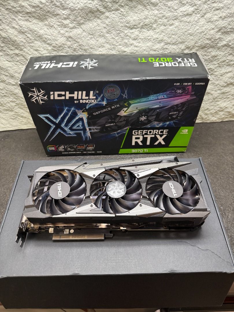 INNO3D GEFORCE RTX™ 3070 TI ICHILL X4 顯示卡 / 顯卡 / Display Card NVIDIA ...