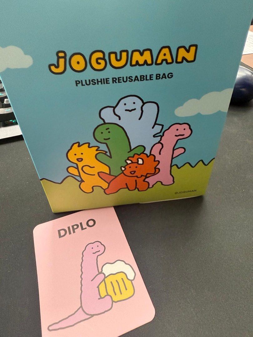 Joguman plushie reusable bag - Blind Box - Diplo, Hobbies & Toys, Toys ...