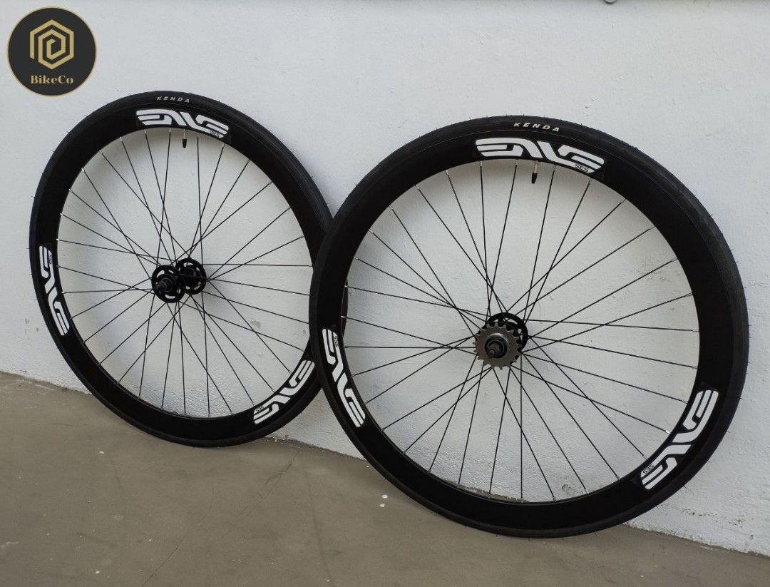 ⚫⚪LEGEND 40MM Fixie Wheelset + Decals* | Fixed Gear Track Bicycle Aero ...