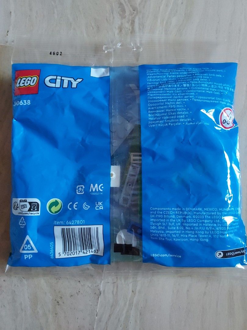 Lego 30638 City Police Bike Training Minifig Police Officer on Bicycle ...