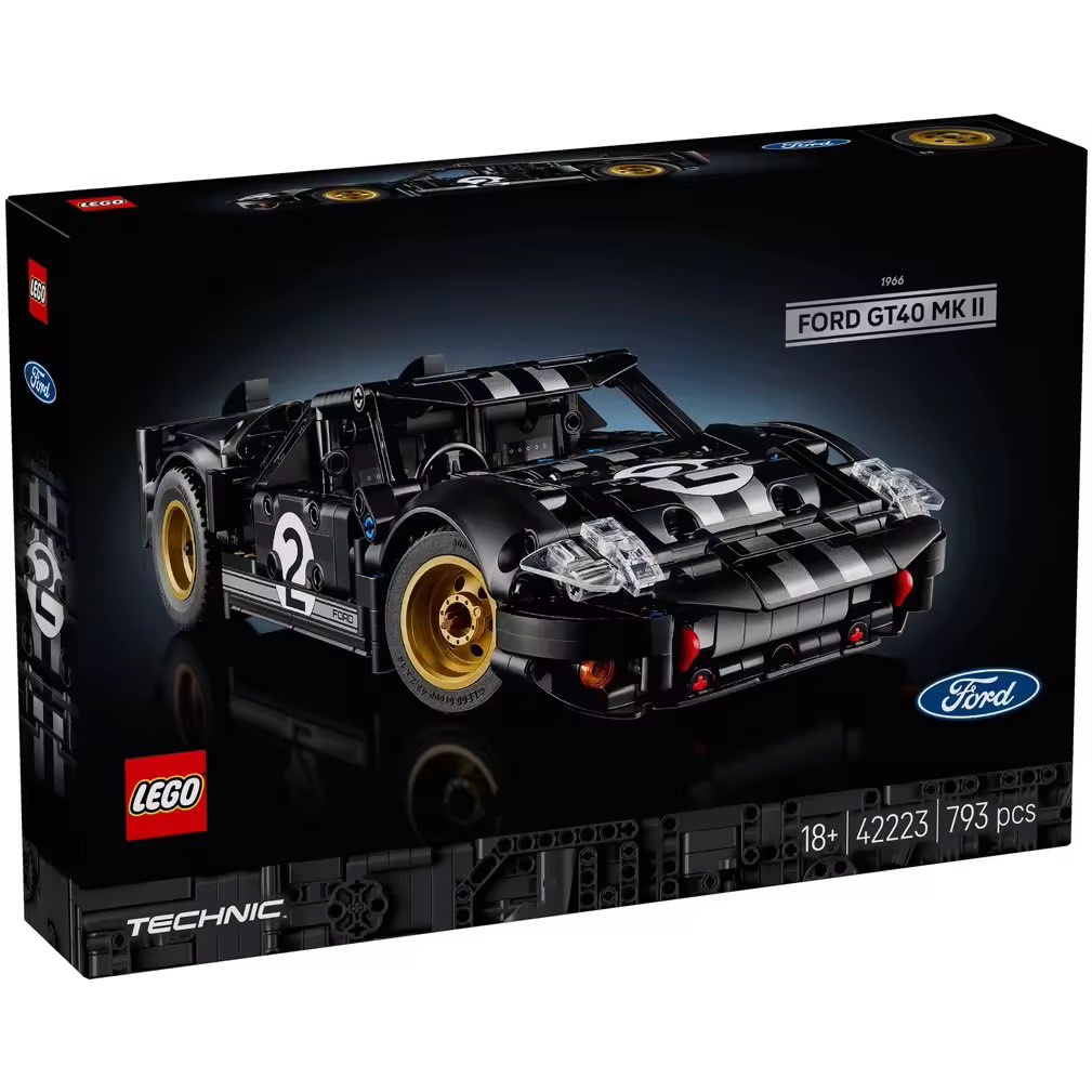 LEGO 42223 Technic 1966 Ford GT40 MKII Race Car, Hobbies & Toys, Toys ...