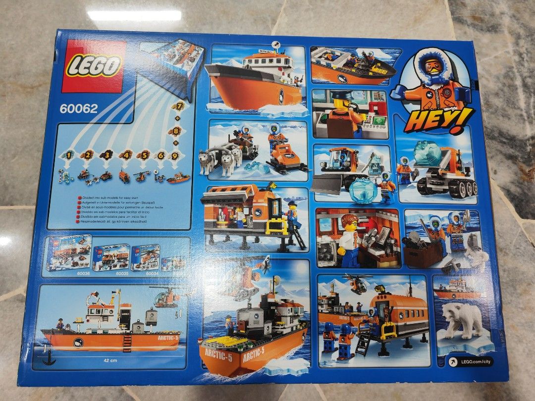 LEGO City Arctic Icebreaker 60062, Hobbies & Toys, Toys & Games on ...