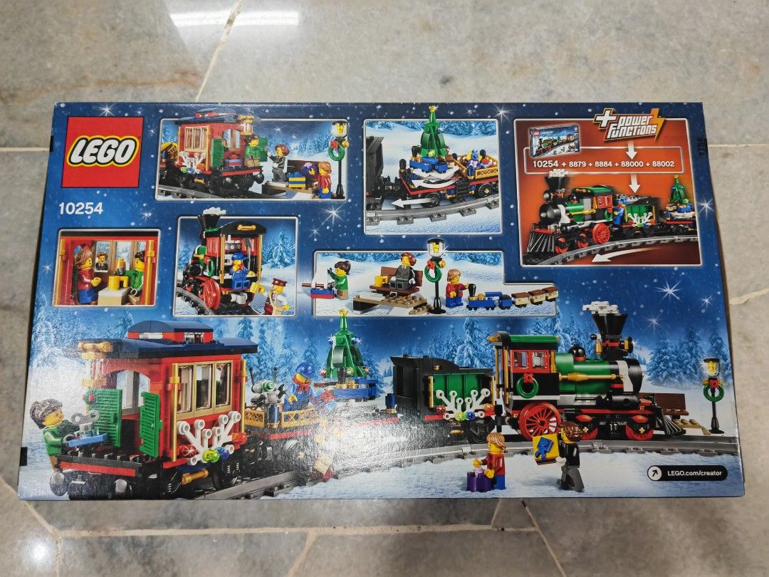LEGO Creator Winter Holiday Train 10254, Hobbies & Toys, Toys & Games ...