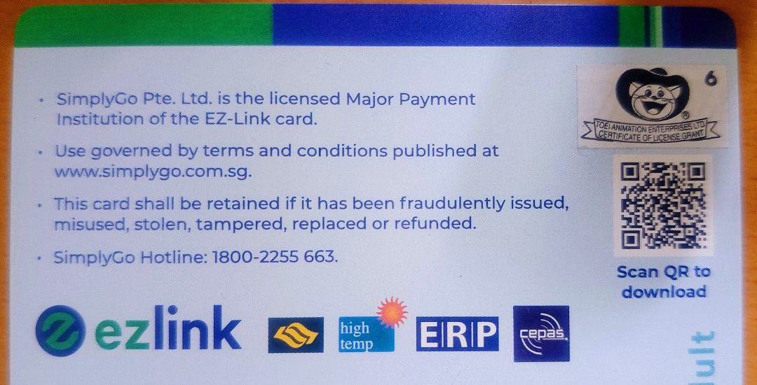 Limited Edition EZ-Link One Piece Card, Hobbies & Toys, Travel, Travel ...