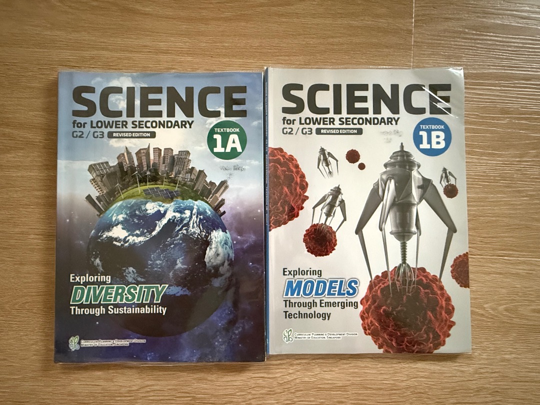 Lower Secondary Science Textbook 1A & 1B, Hobbies & Toys, Books ...