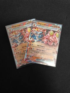Magcargo ex #191 Pokemon Twilight Masquerade, Hobbies & Toys, Toys ...