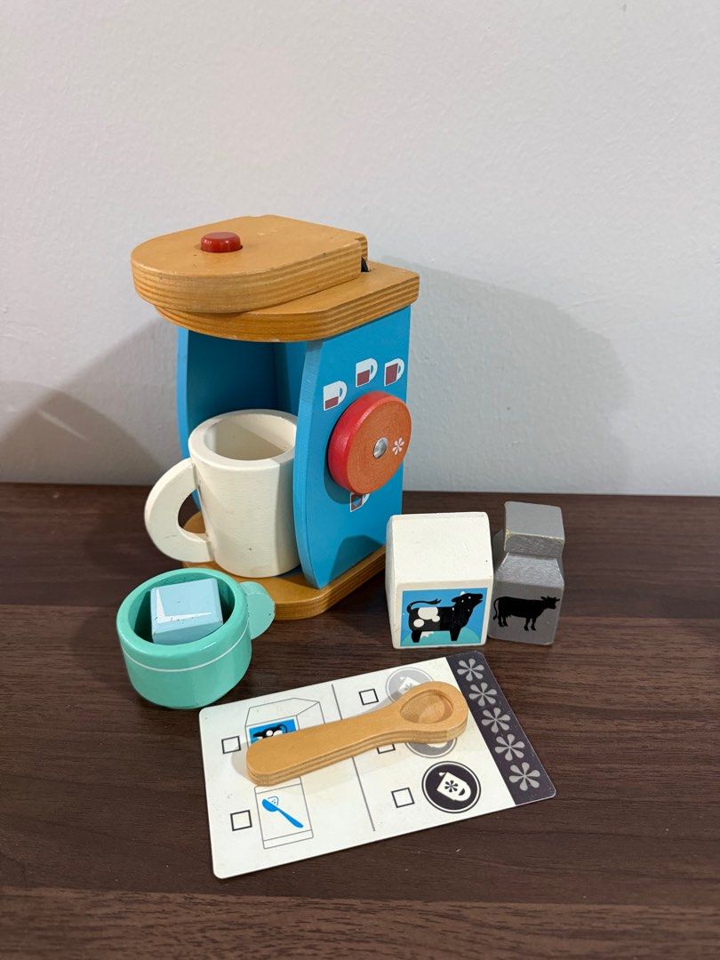 Melissa & Doug Wooden Brew & Serve Coffee Set (as is), Hobbies & Toys ...